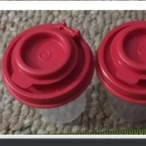 Tupperware | Kitchen | Tupperware Mini 2 Oz Midgets Salt Pepper Shaker ...